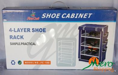 Buy Online 4 Layer Shoe Rack in Kathmandu Nepal