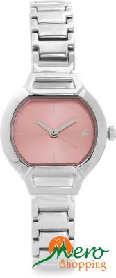 Buy online Fastrack Analog Pink Dial Watch for Wmen 6104SM02 in Nepal