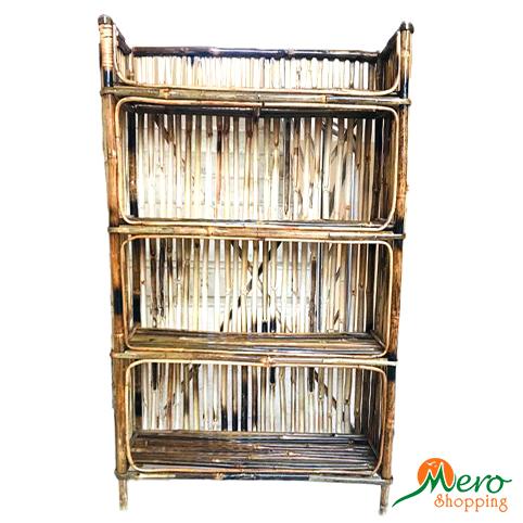 Buy Cane Bamboo 4 Step Rack at best price in Kathmandu Nepal