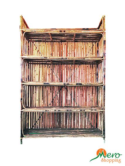 Buy Cane Bamboo Big Size 5 Step Rack at best price in Kathmandu Nepal