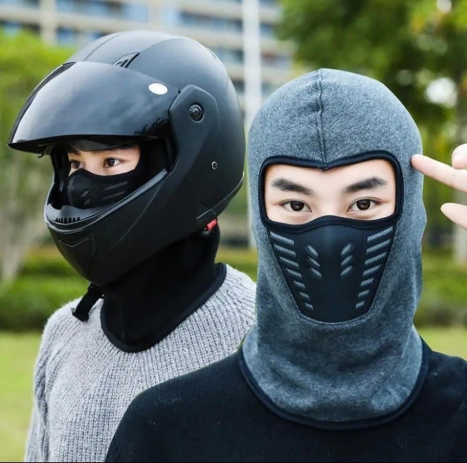 Winter Airflow Full Face Balaclava Mask With Fleece Inside