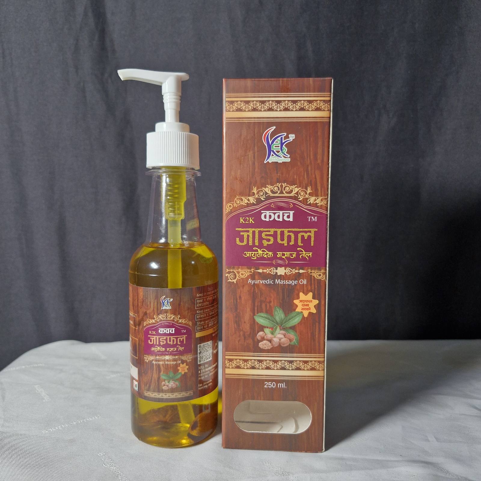 Best K2K Kawach Jaifal Ayurvedic Massage Oil 250ml in Nepal