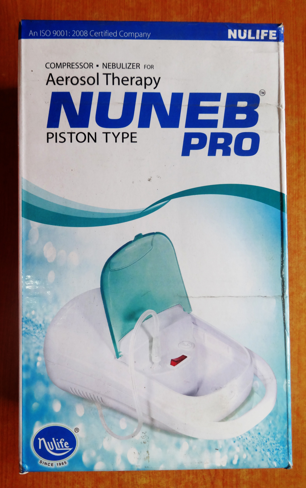 Nulife Nuneb Pro Aerosol therapy single piston Nebulizer
