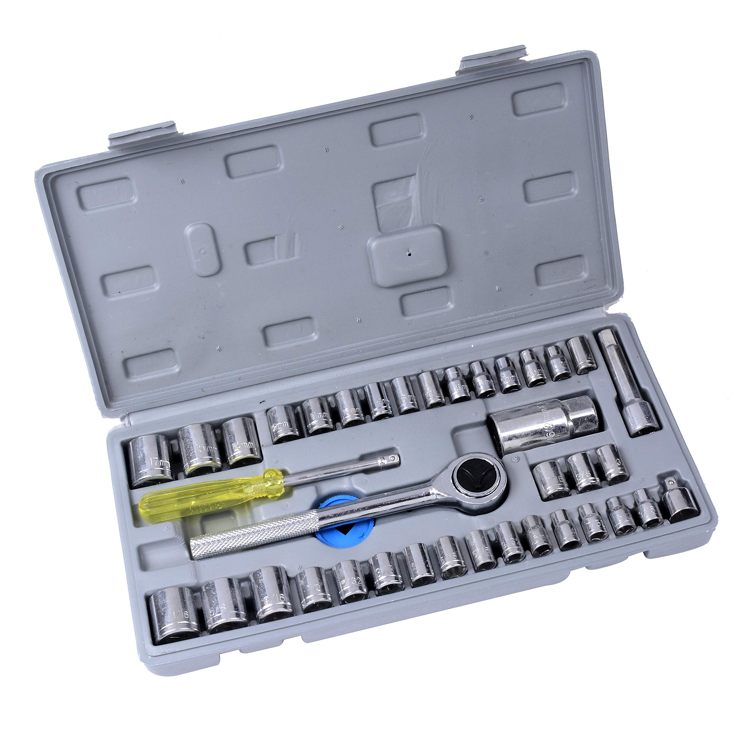40-Piece Combination Socket Wrench Set: Versatile and Durable Tools