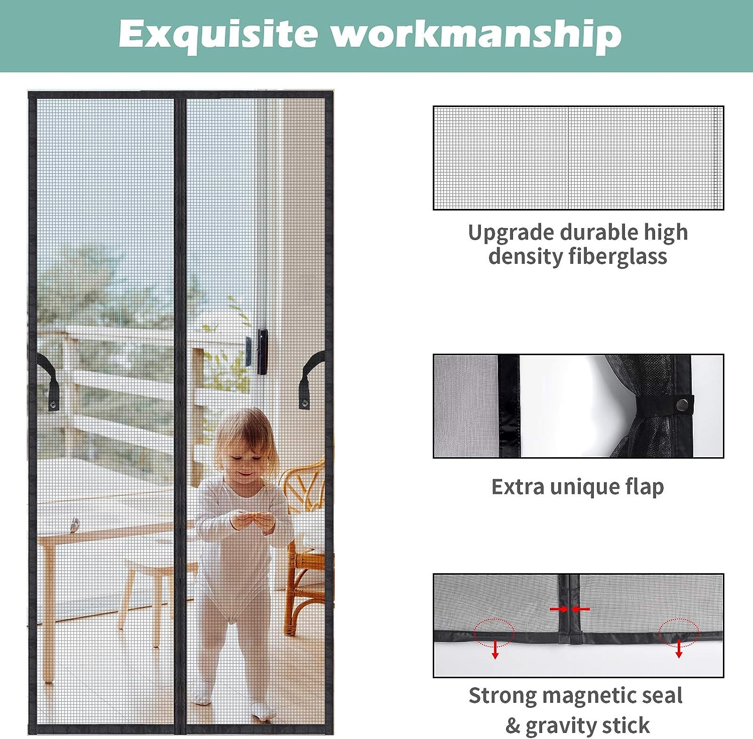 Buy Mesh Magnetic Screen Door in nepal