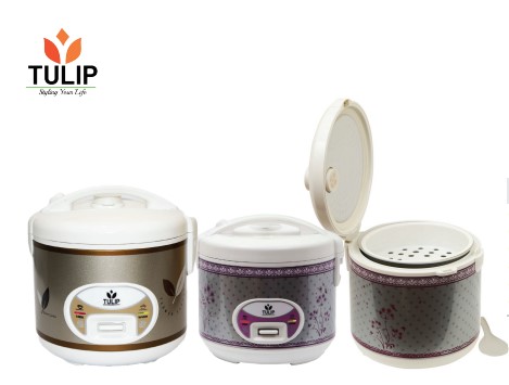 Buy TULIP RICE COOKER BRIGHT DLX FLOWER -1.5LTR at MeroShopping