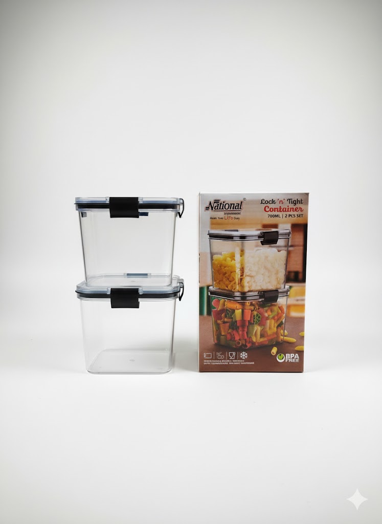 Lock 'N Seal Airtight Food Storage Container – Durable & Leak-Proof