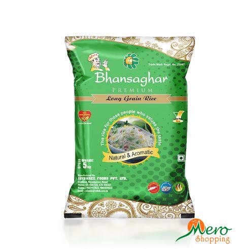 Buy Bhansaghar Long Grain Rice 5kg in Kathmandu,Nepal at Cheap price.