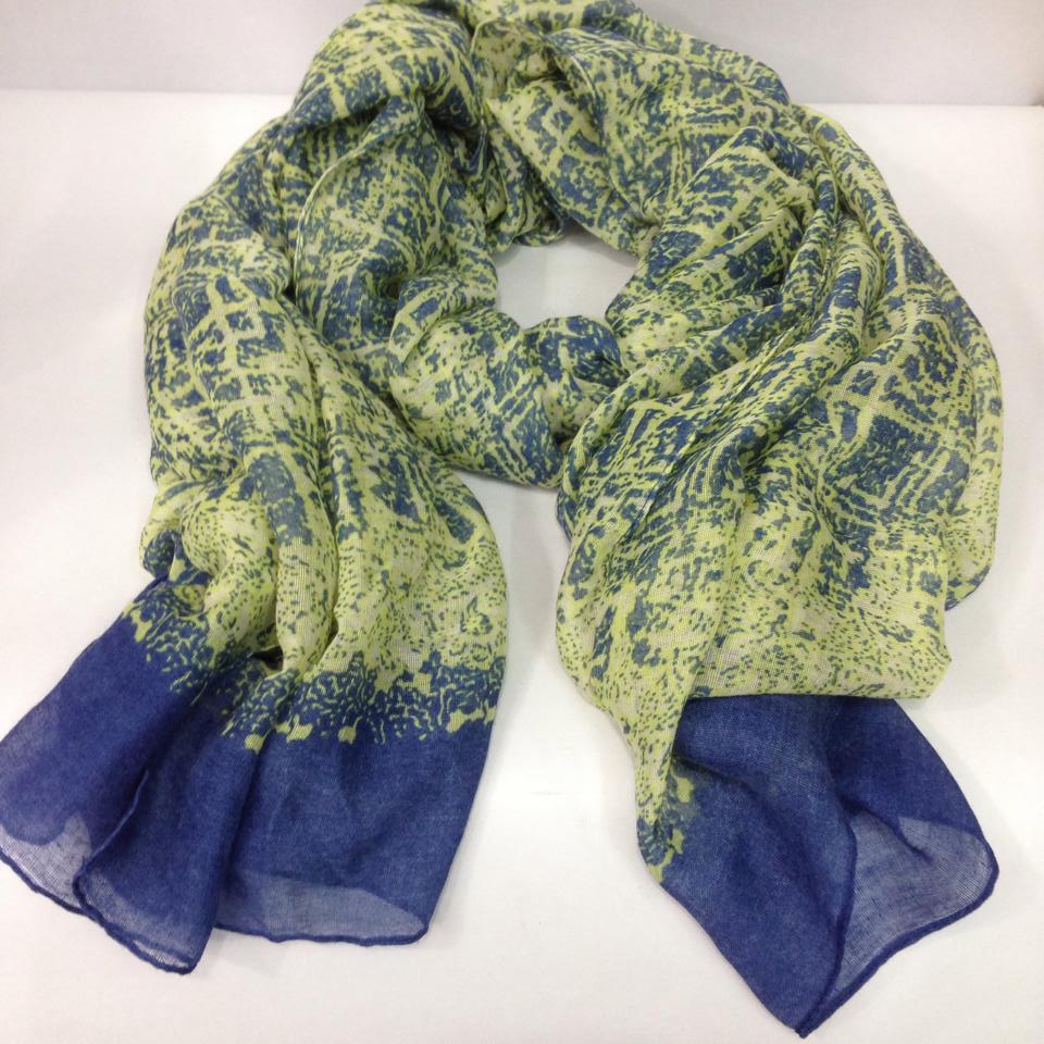 Blue Border Yellow Scarf , Blue Border Yellow Scarf Price , Blue Border ...