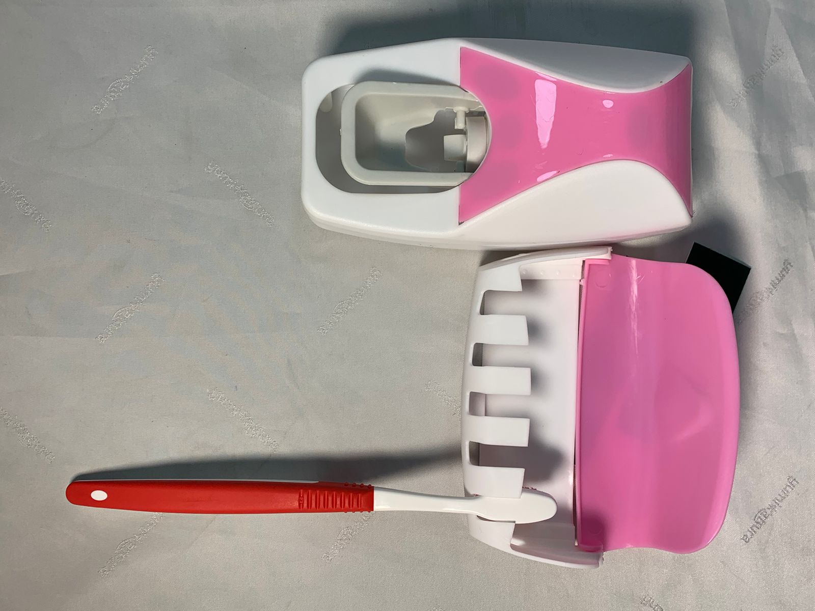 Combo Toothpaste Dispenser And Leaf Soap Holder