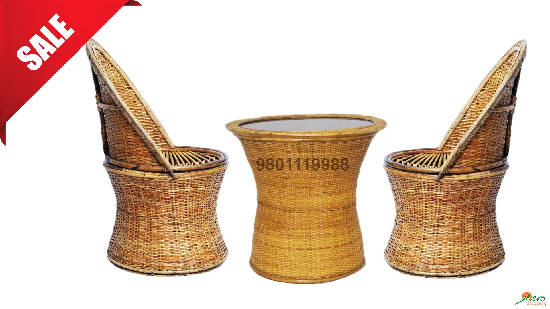 Buy Cane Bamboo Bati Sofa 3 Seater Set at low price in Kathmandu Nepal