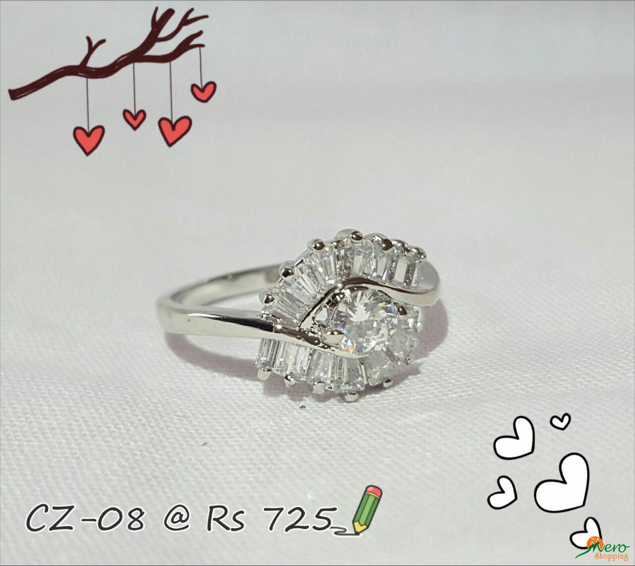 Buy online Valentine's Ring CZ 08 in Nepal