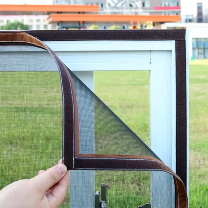 DIY Self-Adhesive Window Screening Adjustable Anti-Insect Fly Bug ...