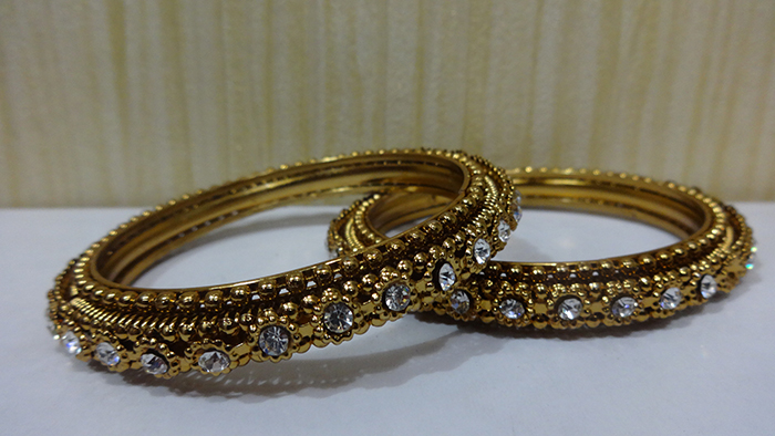 Buy Golden Stylish Bangles online in Kathmandu Nepal