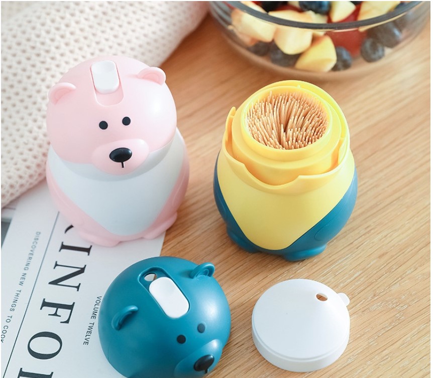 TEDDY BEAR TOOTHPICK TUBE