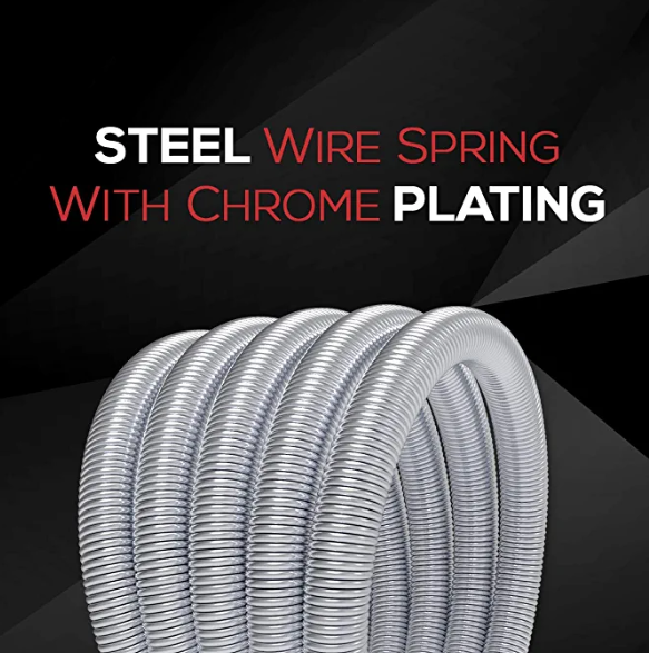 Steel 5 Spring Portable Adjustable Resistance Professional Gym Exercise ...