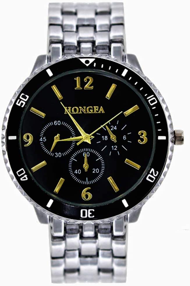 Buy HONGFA Men's Analog Watch with Lighter, Elegant, Shiny, Formal ...