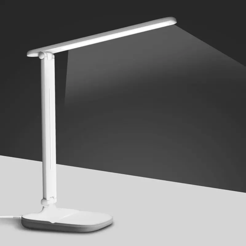 LED Bright Energy Saving Rechargeable Foldable Desk Lamp With Charger ...