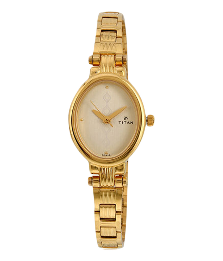 Buy Online Titan Analog White Dial Women's Watch - 2535YM01 in ...