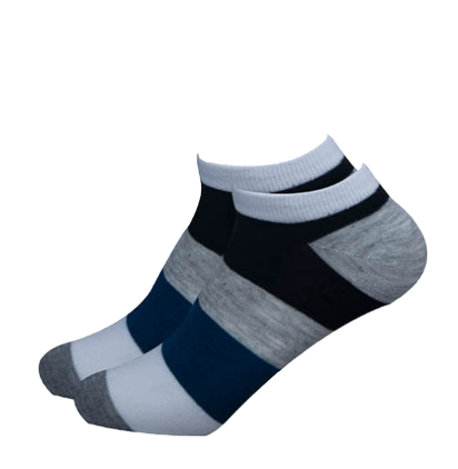 Pack of 6 Pairs of Men Shaded Ankle Socks (SMA-16)