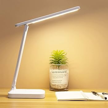 LED Bright Energy Saving Rechargeable Foldable Desk Lamp With Charger ...