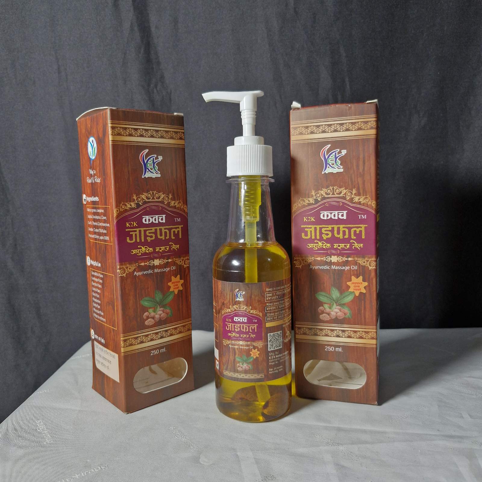 Best K2K Kawach Jaifal Ayurvedic Massage Oil 250ml in Nepal