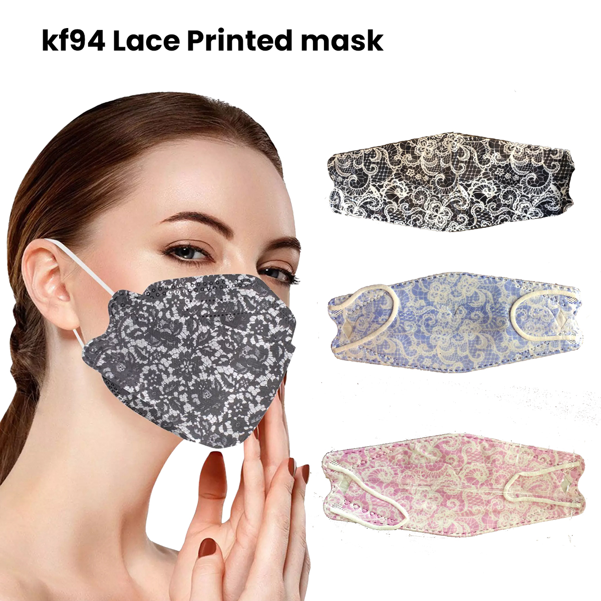 Fish Shaped Printed KF94 Mask |KF94 masks
